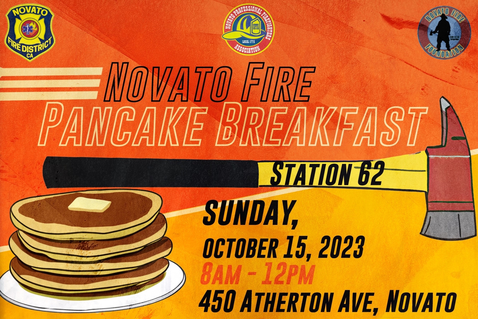 Novato Fire Pancake Breakfast – Novato Professional Firefighters